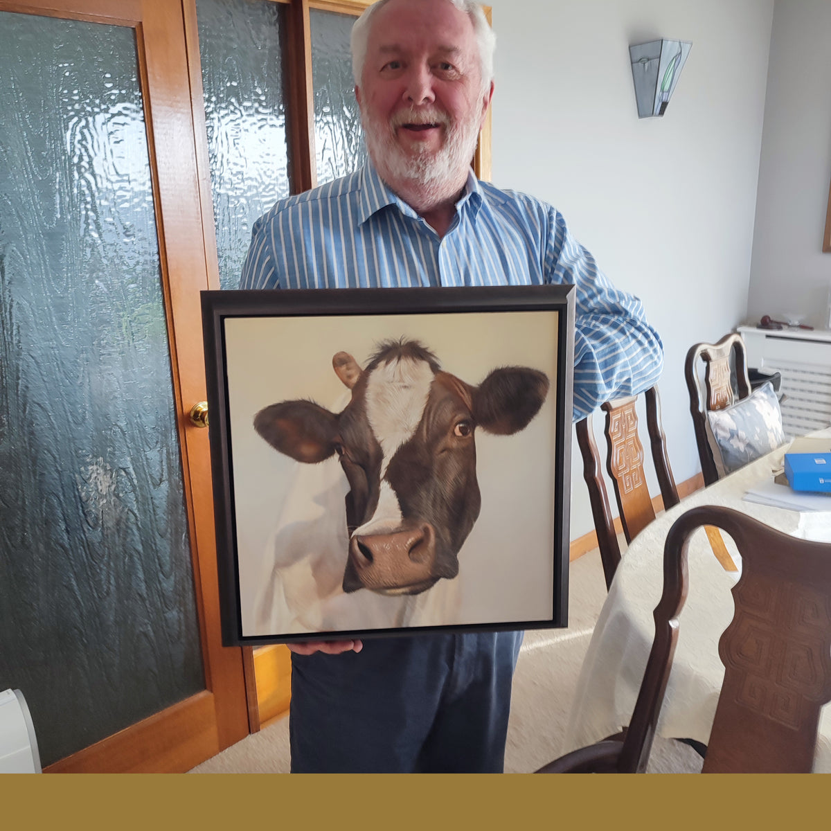Latest commission with custom framing – SAM DOLMAN ART